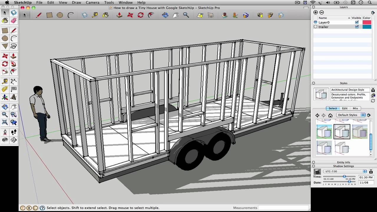 Dessiner une Tiny House avec Sketchup - Tiny House France