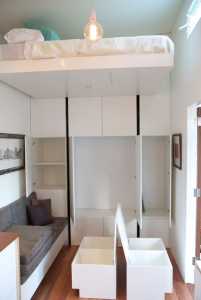 Portal une mini maison sur roues avec un lit rétractable - Tiny House France