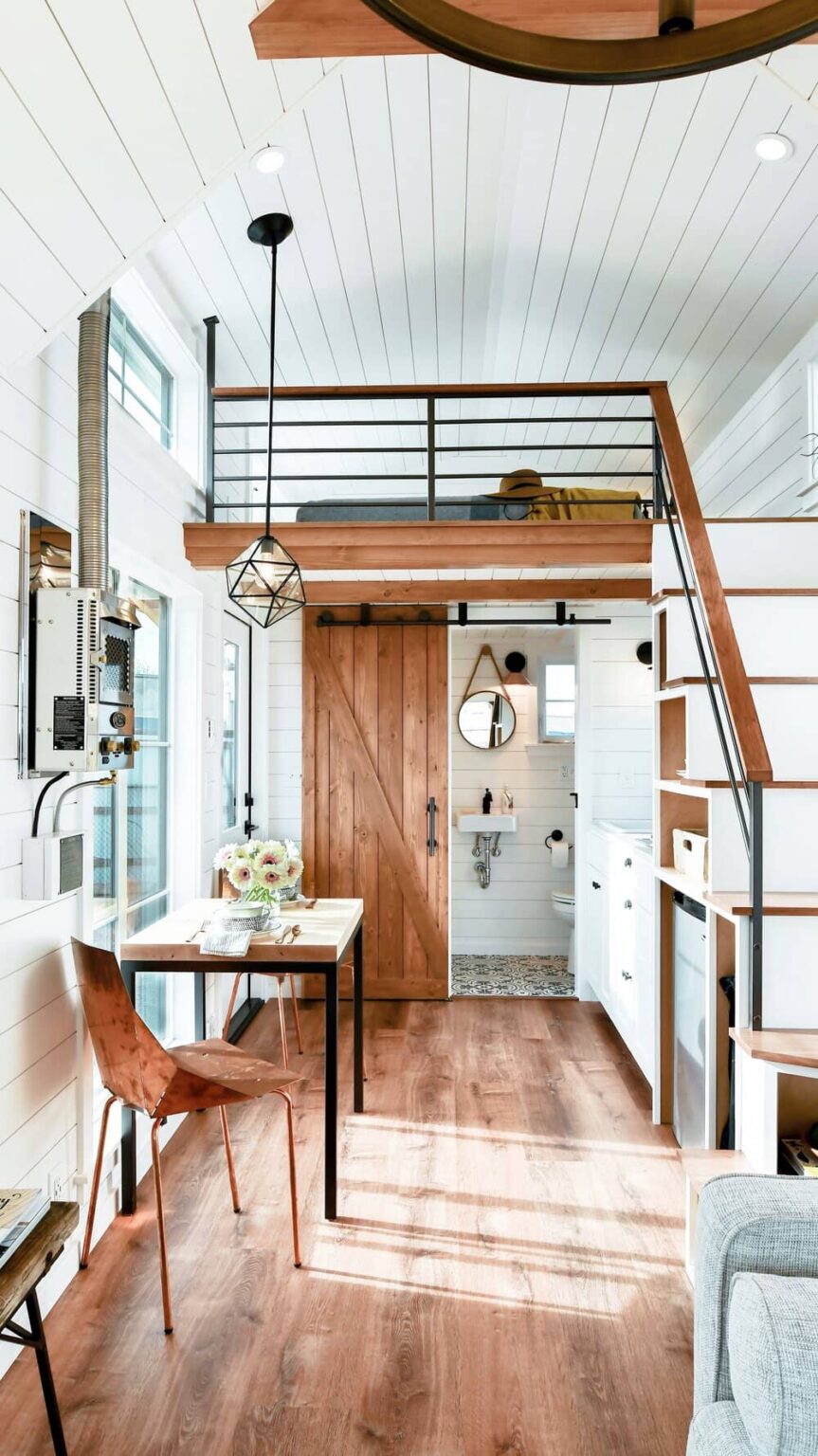 Cette mini maison possède un espace extérieur privatif - Tiny House France