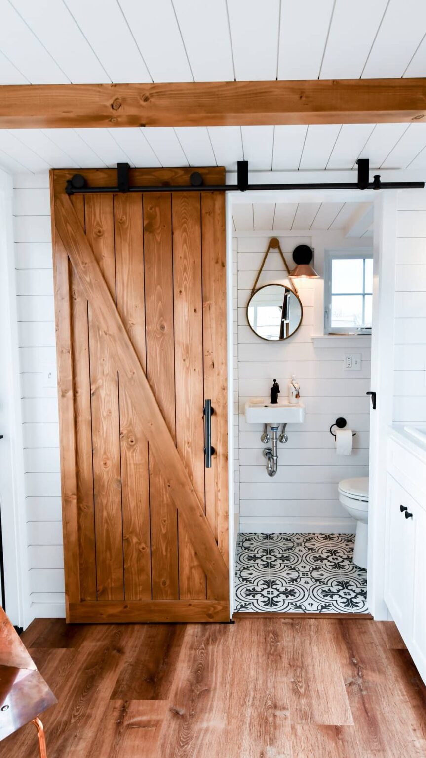 Cette mini maison possède un espace extérieur privatif - Tiny House France